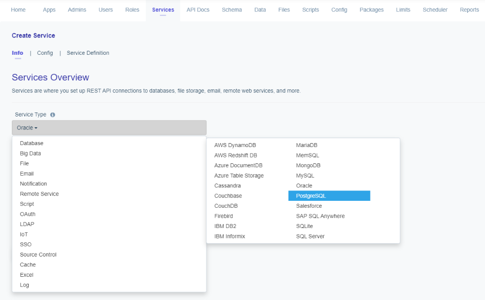 Creating A Postgresql Api In Minutes With Dreamfactory Dreamfactory