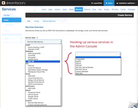 DreamFactory 2.0 released into the wild