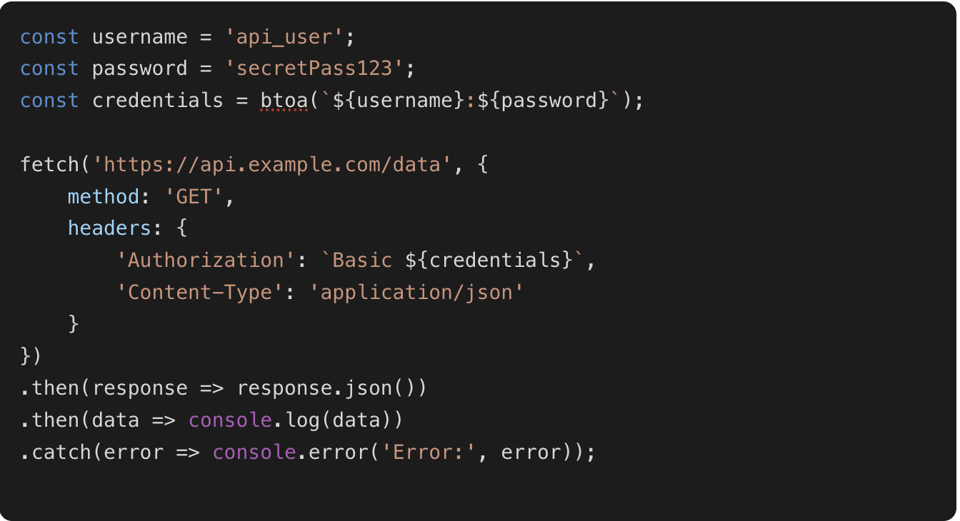 Basic Authentication for REST APIs