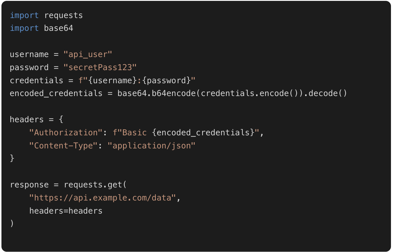 Basic Authentication for REST APIs